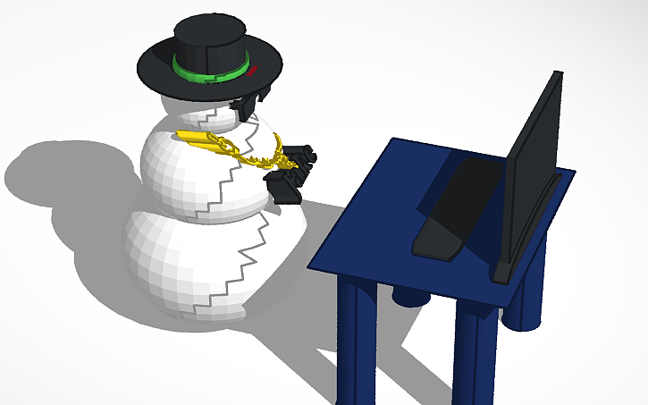 3D design Jake Conte's snowman | Tinkercad
