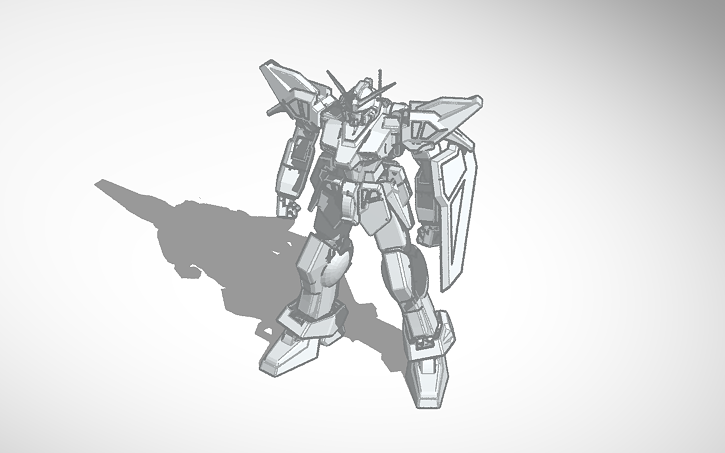 3D design Gundam - Tinkercad