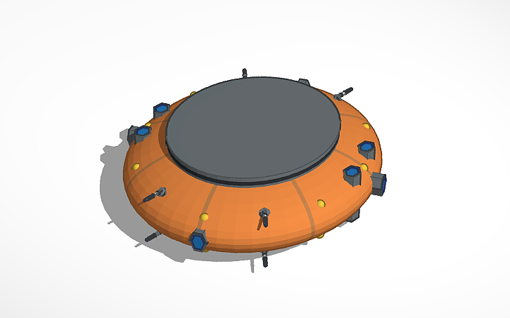 3D design Revenge Class Gunship - Tinkercad