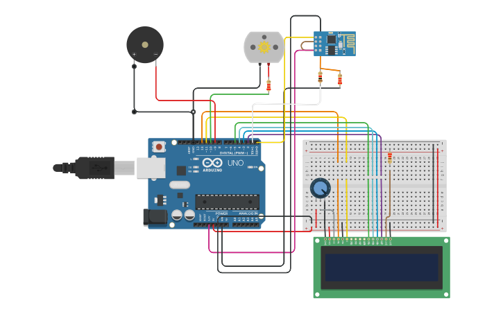 Circuit design oT Speech Recognition - Tinkercad
