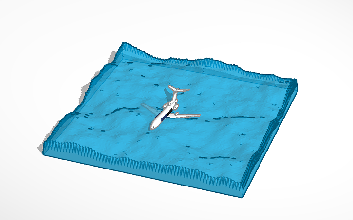 3D design 1963 Neva River ditching - Tinkercad