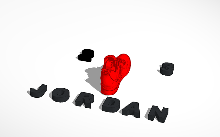 3D design Jordan - Tinkercad