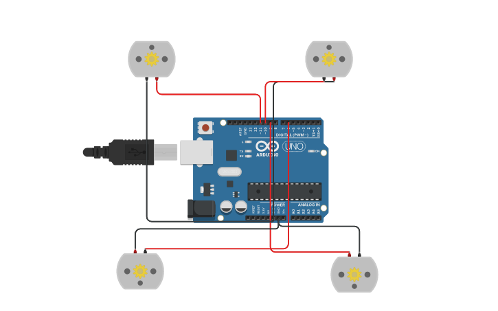 Circuit Design Drone Tinkercad