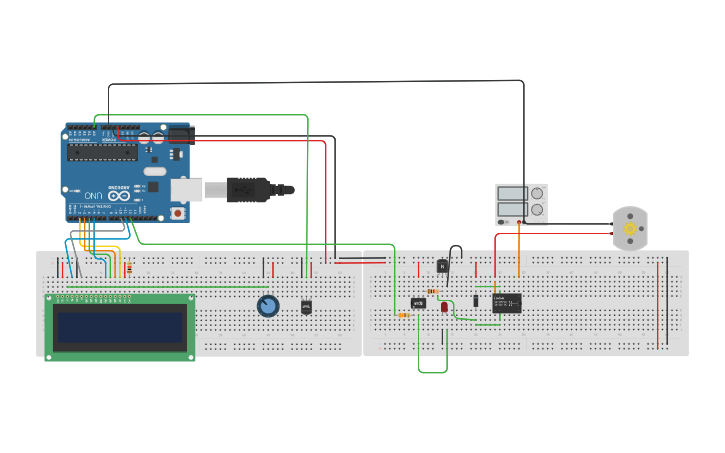 Circuit design Projeto integrador | Tinkercad