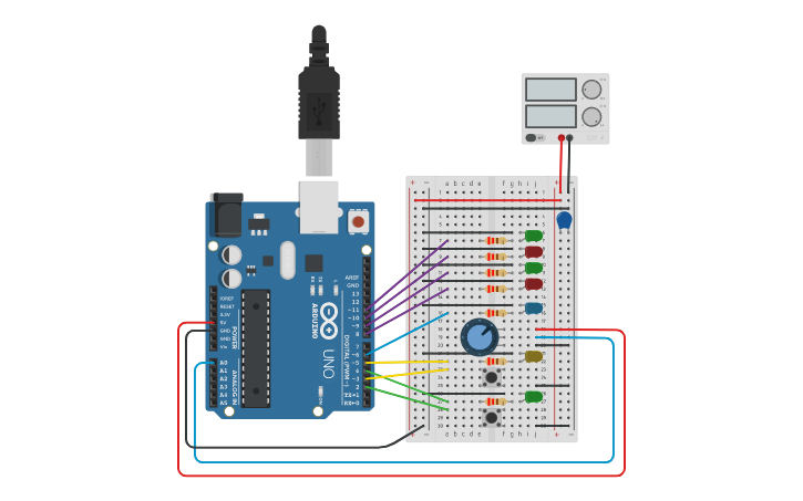 Circuit Design Lab 1 Part H Tinkercad