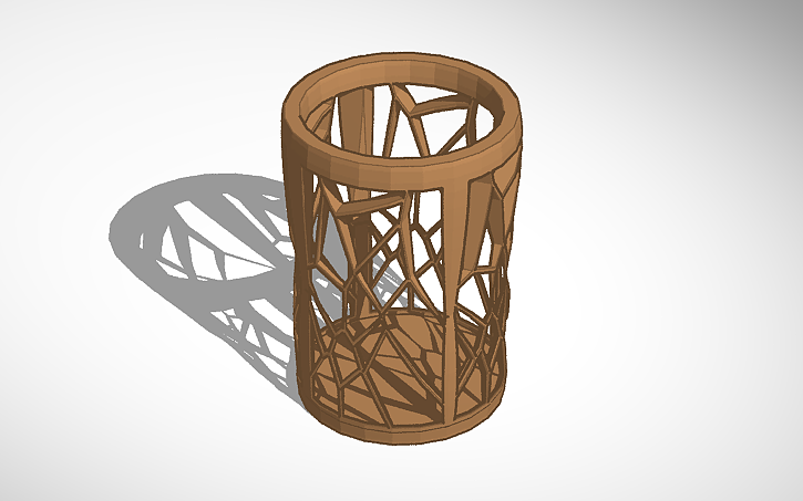 3D design Pen Stand - Tinkercad