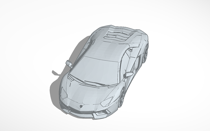 3D design lamborghini - Tinkercad