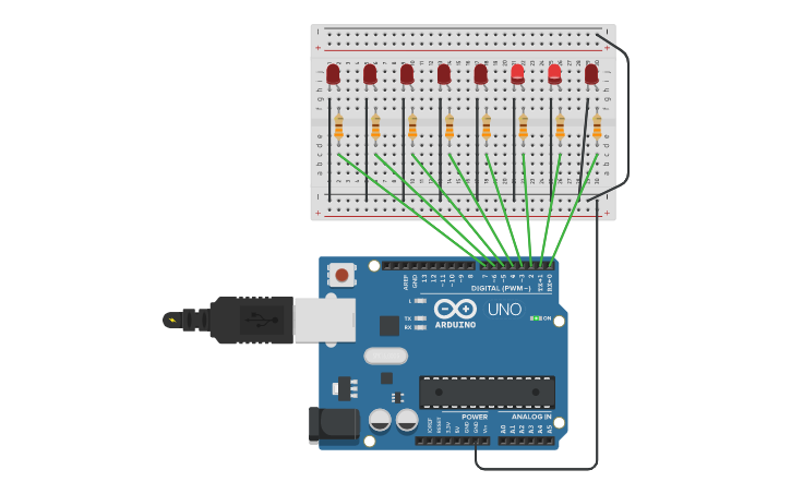 Circuit design Bitwise Operators | Tinkercad