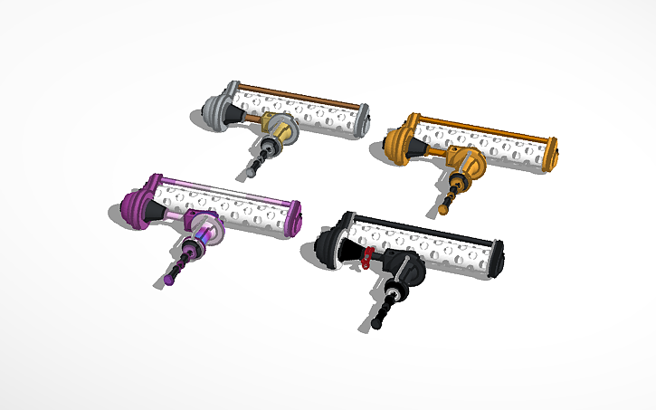 3D design Splatoon Dynamo Rollers - Tinkercad
