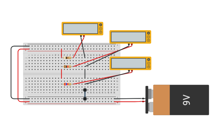 Circuit design Circuito em Paralelo - Tinkercad