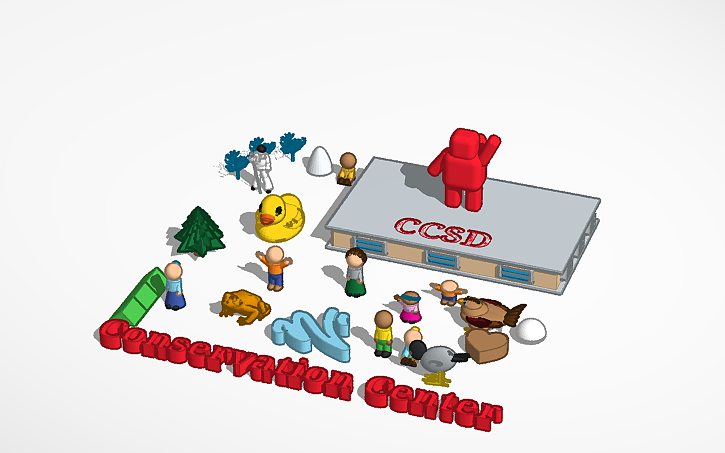 3D design Conservation Center of San Diego - Tinkercad