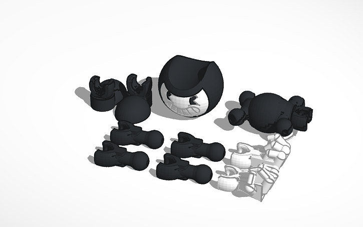 3D design 3D print ready Bendy from BATIM - Tinkercad