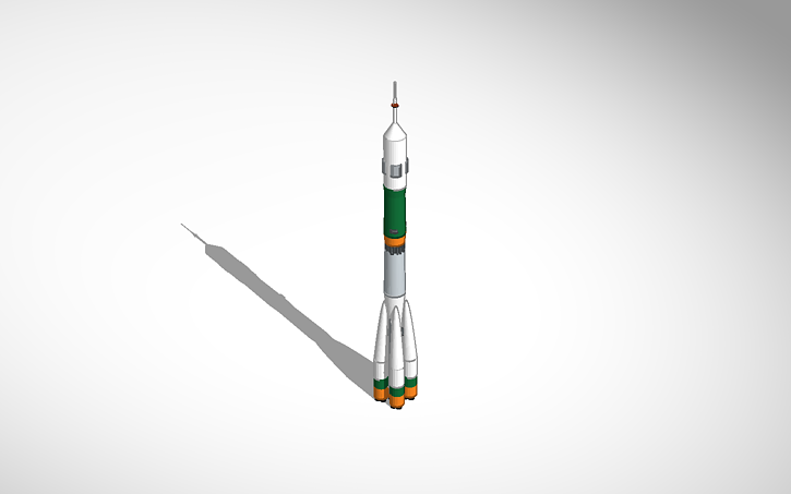 3D design Soyuz TMA Rocket - Tinkercad