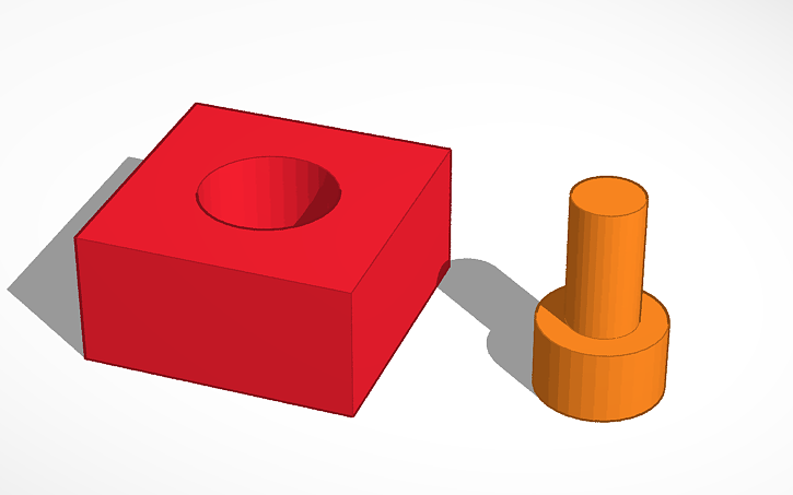 3D design Hole Calibration Hole - Tinkercad