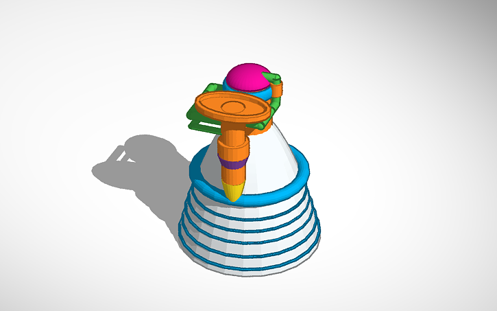 3D design Rocketdyne F-1 Rocket Engine - Tinkercad