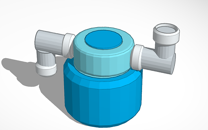 3D design CBL water level control valve - Tinkercad