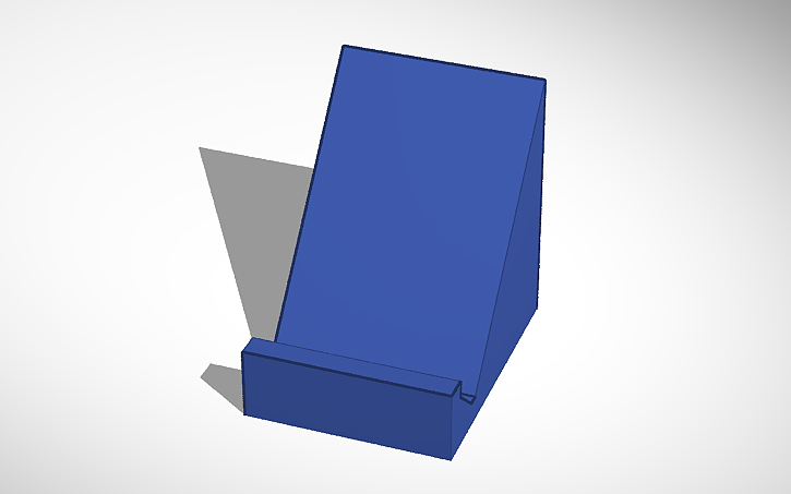 3D design phone stand V21 - Tinkercad
