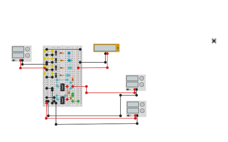 Circuit Design Dac A 4 Bit Tinkercad
