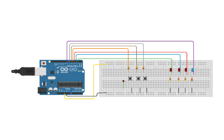 Circuit Design Arduino Uno 3 Vaja Tinkercad