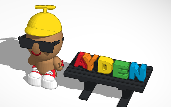 3D design Kool Kid Ayden | Tinkercad