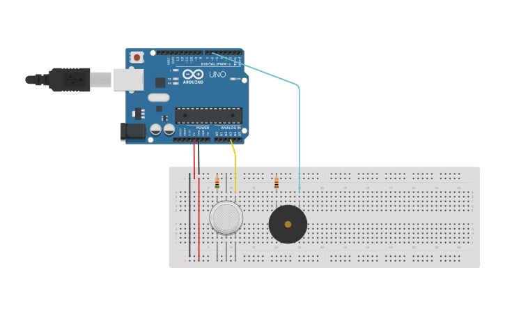 Circuit Design Smoke Alarm Circuit Tinkercad