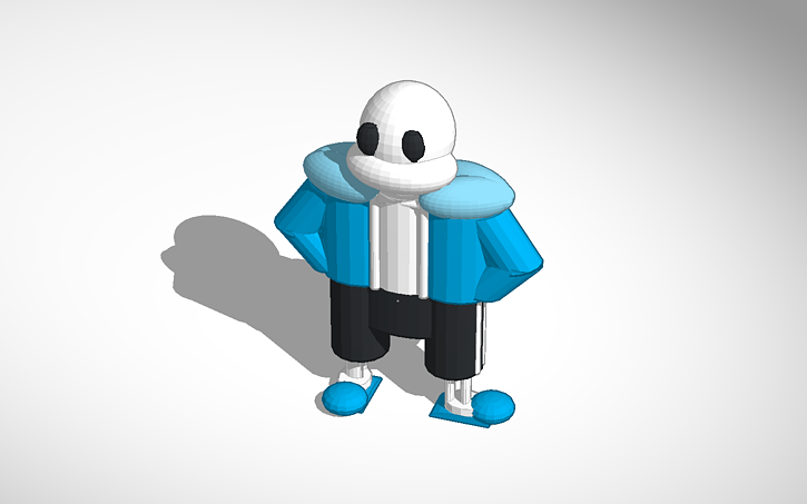 3D design Sans-Undertale | Tinkercad