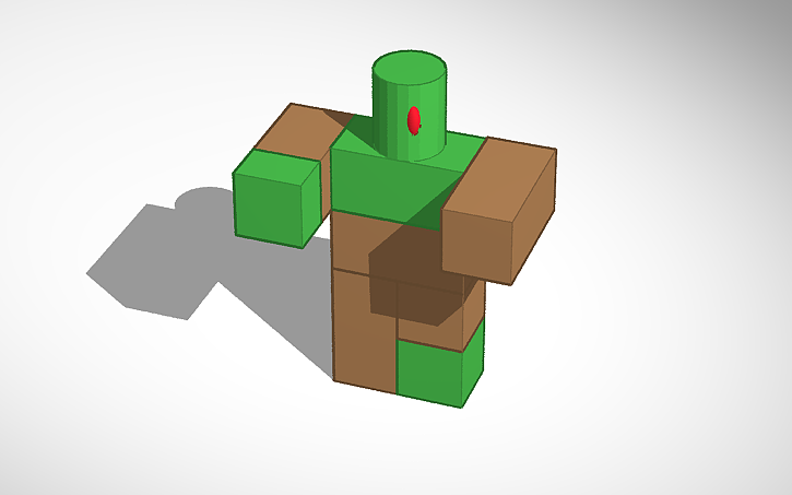 3D design Roblox Zombie | Tinkercad