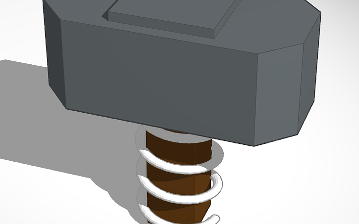 3D design Thor's Hammer | Tinkercad