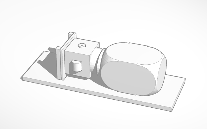 3D design wall coffee grinder - Tinkercad