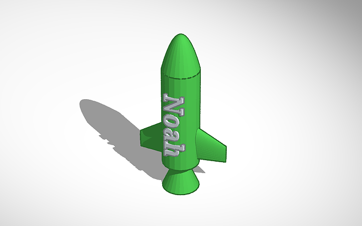 3D design Noah-Rocket - Tinkercad