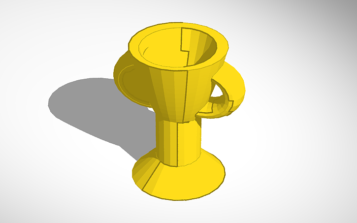 3D design Make a trophy challenge - Tinkercad