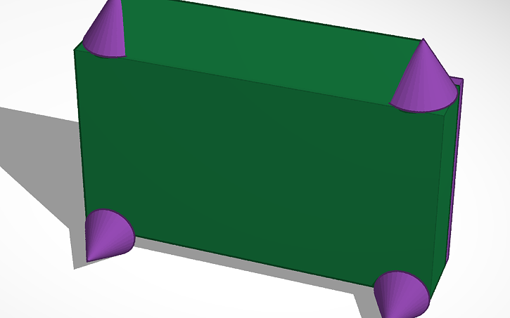 3D design name plate - Tinkercad