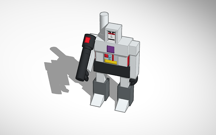 3D design Transformers Megatron - Tinkercad
