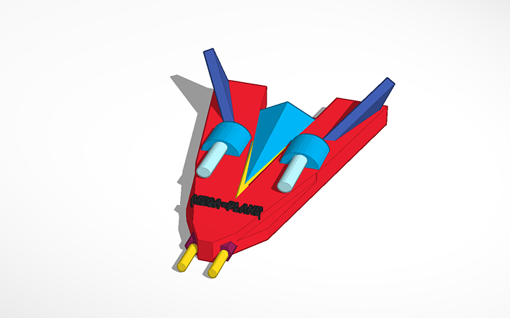 3D design mega-plane | Tinkercad