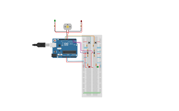 Circuit design PUERTA AUTOMATICA | Tinkercad