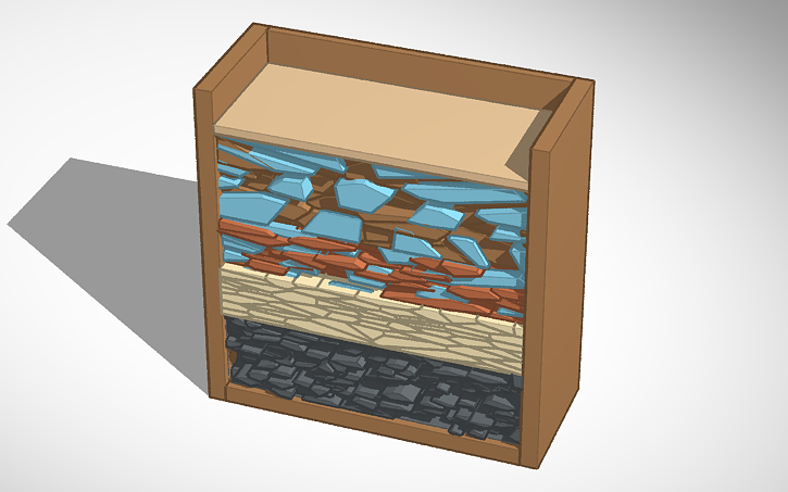 3D design Fracking Model - Tinkercad