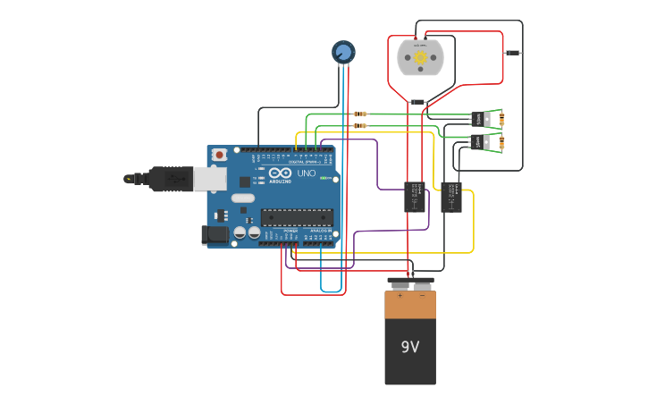 Circuit design DC Motor control with 2 relays, 2 MOSFETs and ...