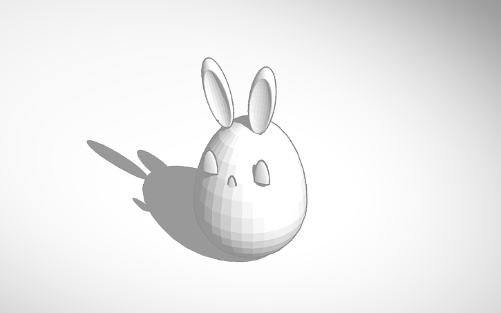 3D design Bunny - Tinkercad