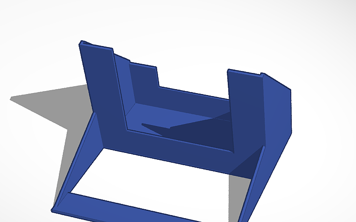 3D design I.D. Card Stand - Tinkercad