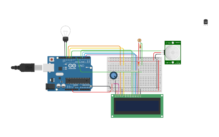 Circuit Design Automatic Street Light Monitoring Tinkercad