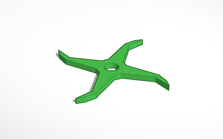 3D design Ninja Star - Tinkercad