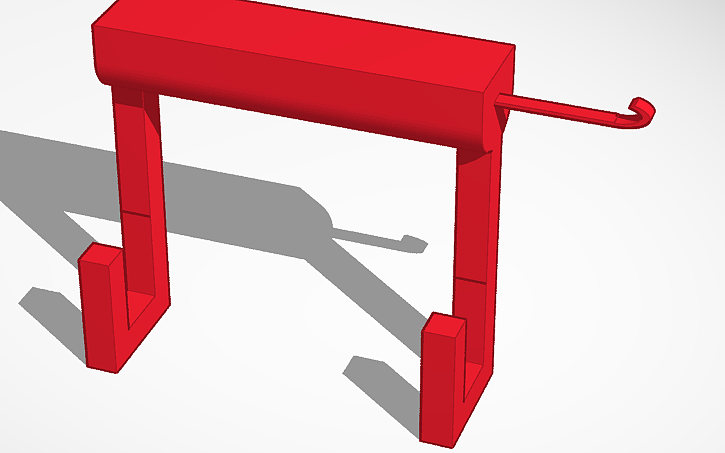 3D design easy-carry paint can handle - Tinkercad