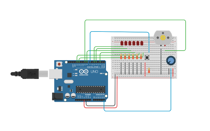 Circuit design ex4-DIDO-AIAO-FOR-ARRAY | Tinkercad
