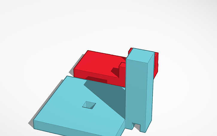 3D design Cord Holder Clamp - Tinkercad