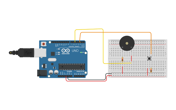 Circuit design Assignment: 7; Level: 1 - Tinkercad