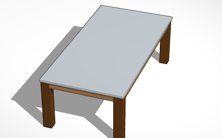 3D design Table - Tinkercad