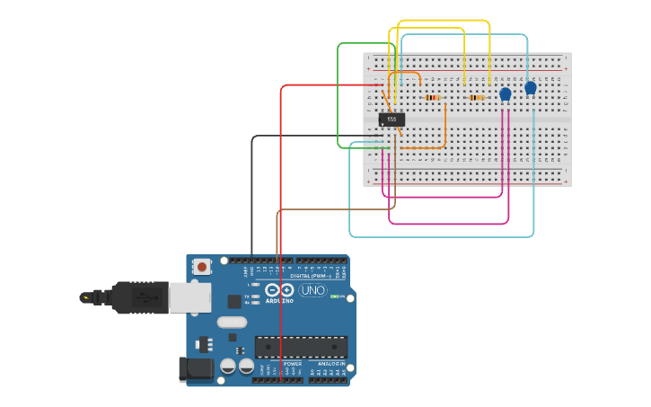Circuit design Frequency_Meter_using_Arduino_uno - Tinkercad