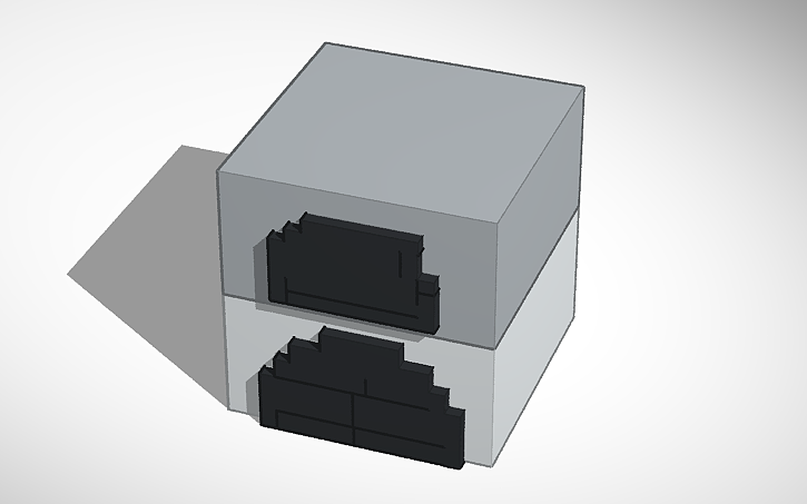 3D design Minecraft Furnace - Tinkercad