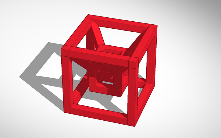 3D design ADHD cube - Tinkercad