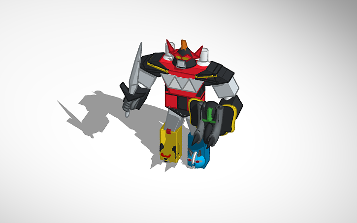 3D design ROBOT POWER RANGER ANIMAL MEGAZORD | Tinkercad